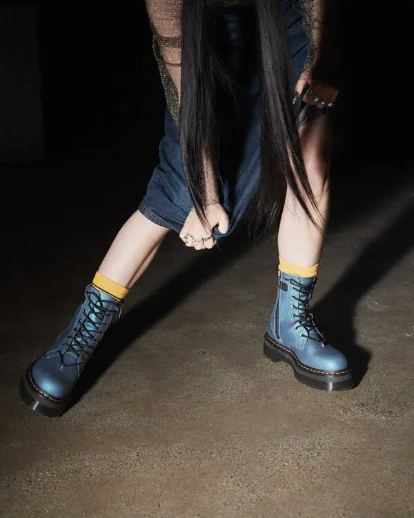 Dr. Martens Jadon Ii Pull Up Leather Platform Boots