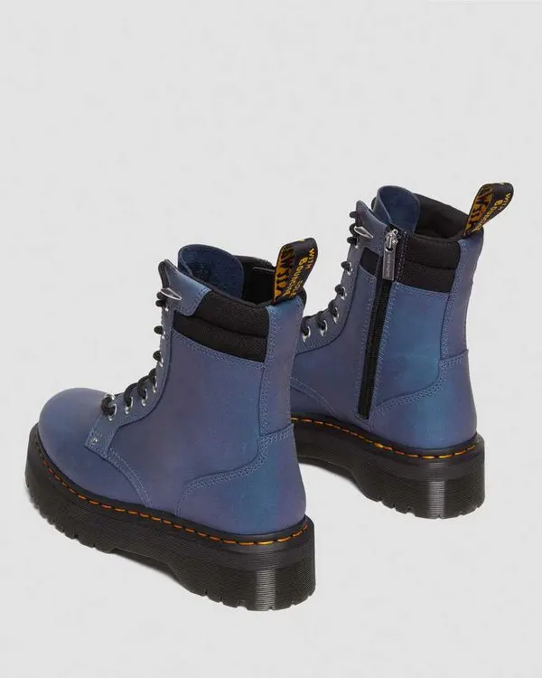 Dr. Martens Jadon Ii Pull Up Leather Platform Boots