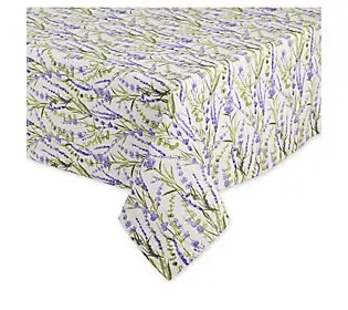 DESIGN IMPORTS 52'x52' Lavender Fields Printed Blecloth - One-color