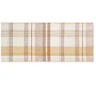 DESIGN IMPORTS Veranda Plaid Table Runner 14'x1 08