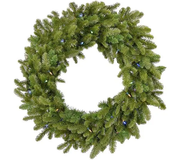 FRASER HILL FARM 48' Grandland Artificial Holid Y Wreath - One-color