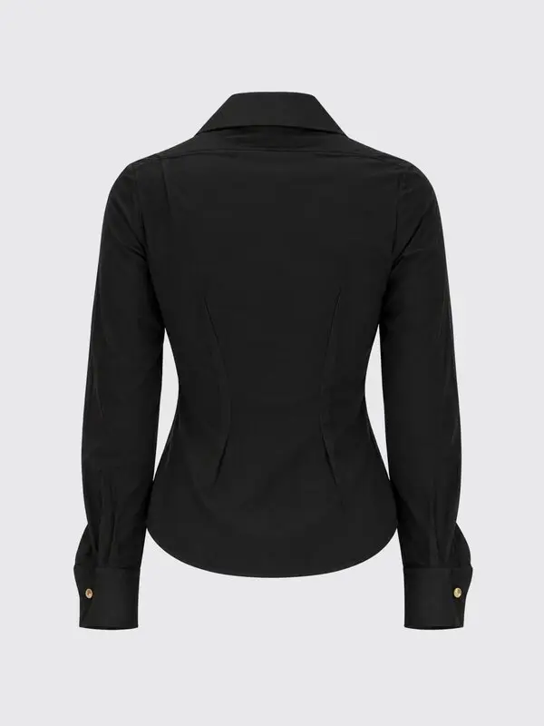 VIVIENNE WESTWOOD Cotton Ruched Shirt - Black