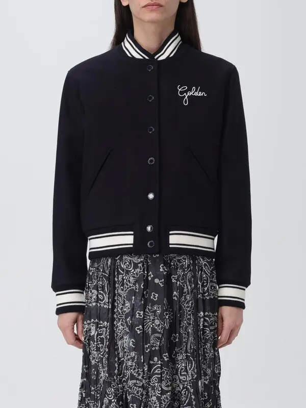 GOLDEN GOOSE Bomber Jacket - Blue