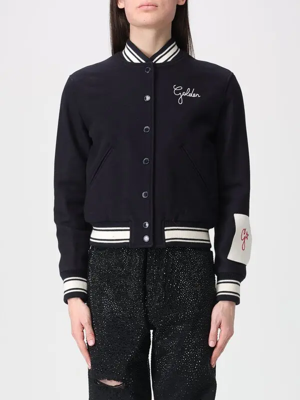GOLDEN GOOSE Bomber Jacket - Blue
