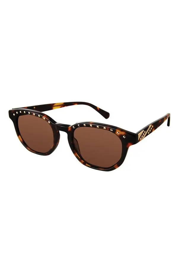 COCO AND BREEZY Acacia 52mm Round Sunglasses