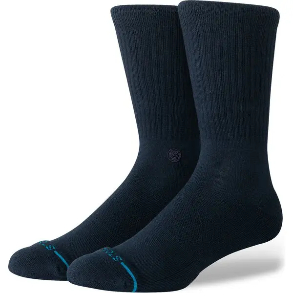 Stance Icon Crew Socks - Dark Navy