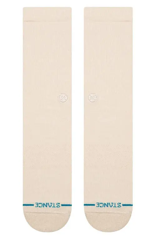 Stance Icon Crew Socks - Oatmeal