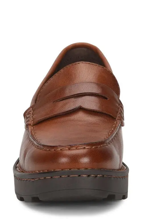 BØRN Carrera Platform Loafer - Brown Leather