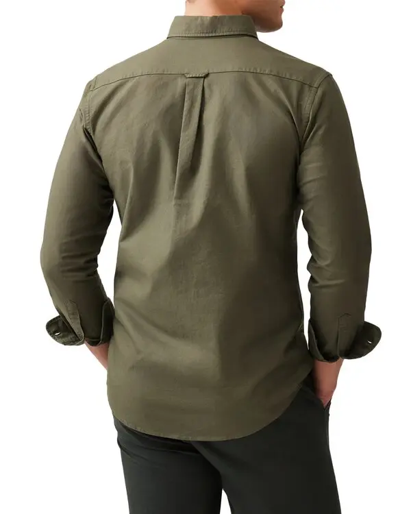 Rodd & Gunn Gunn Oxford Long Sleeve Slim Fit Shirt - Forest