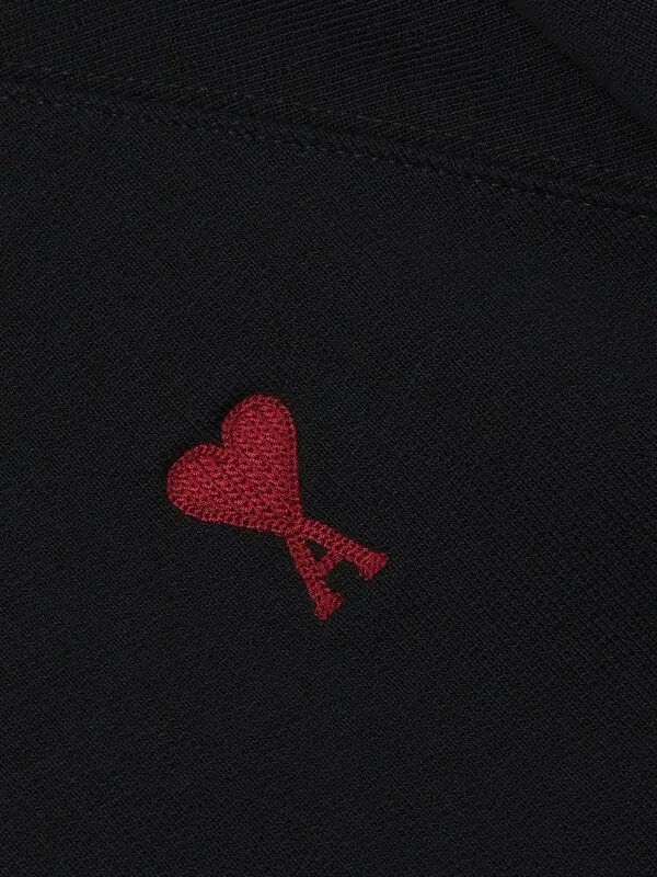 AMI Paris De Coeur Logo Sweatshirt - Noir