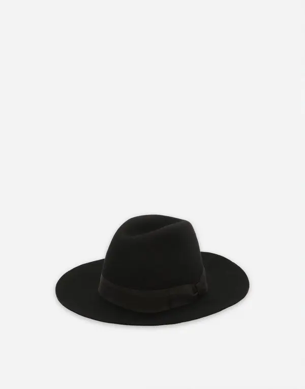 Dolce & Gabbana Wool Felt Fedora Hat
