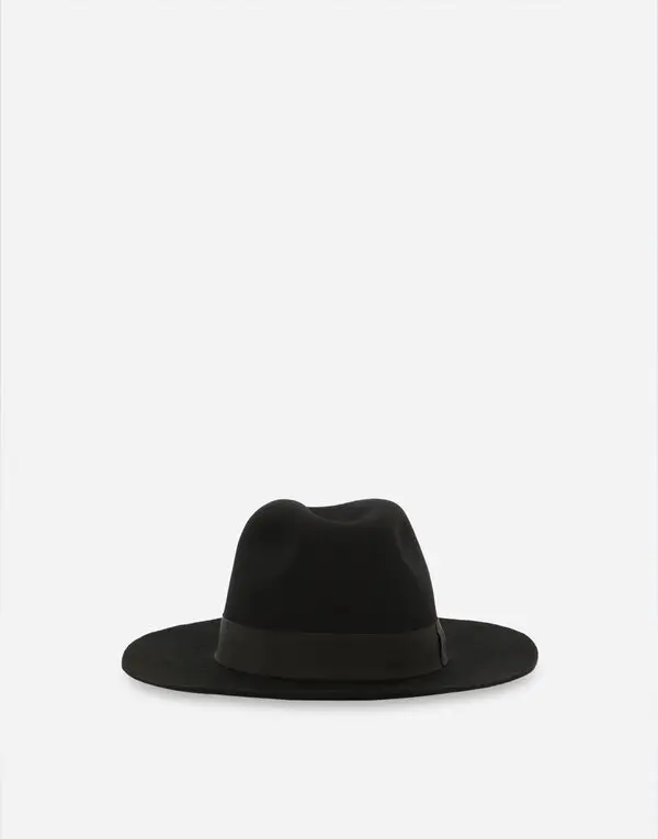 Dolce & Gabbana Wool Felt Fedora Hat