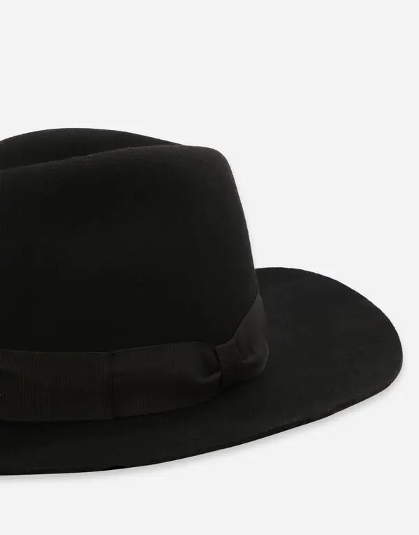 Dolce & Gabbana Wool Felt Fedora Hat