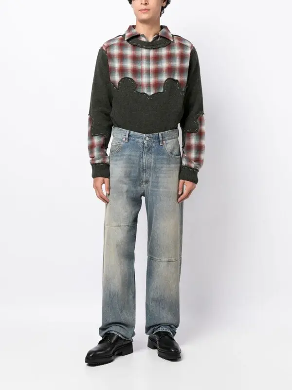 MAISON MARGIELA X Pendleton Yoke-detail Jumper