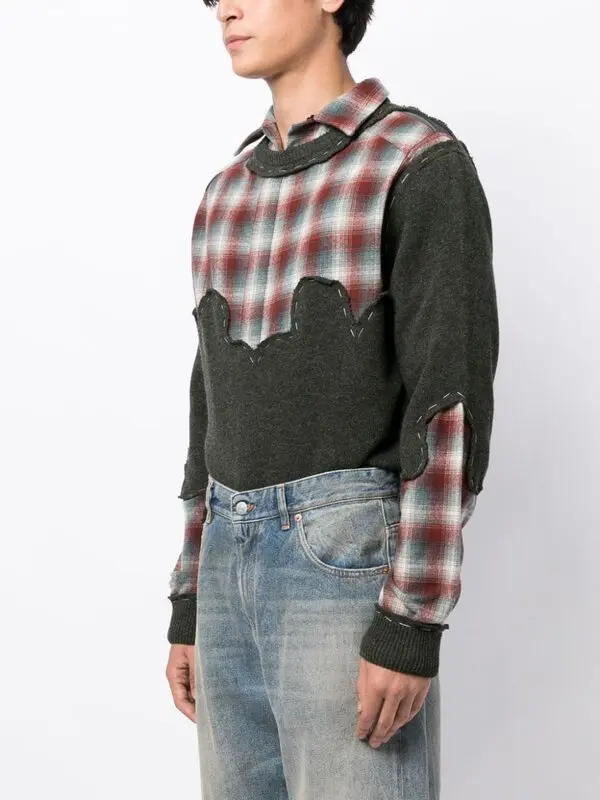 MAISON MARGIELA X Pendleton Yoke-detail Jumper