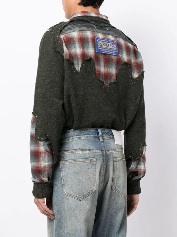 MAISON MARGIELA X Pendleton Yoke-detail Jumper