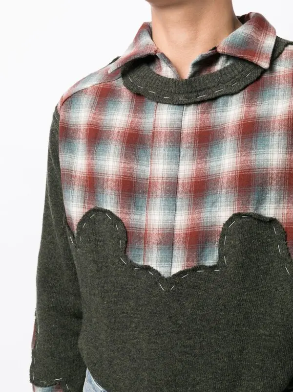 MAISON MARGIELA X Pendleton Yoke-detail Jumper