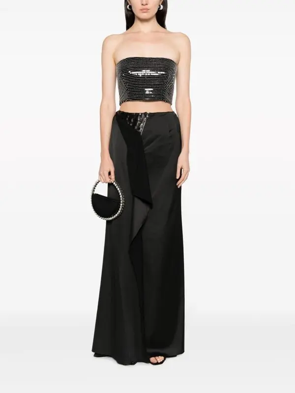 GEMY MAALOUF Sequin-embellished Maxi Skirt