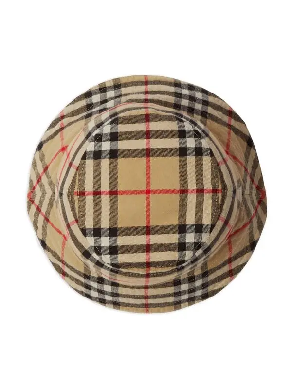 Burberry Vintage Check Bucket Hat - Neutrals