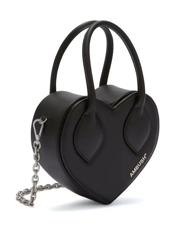 AMBUSH Heart-shaped Shoulder Bag - Black