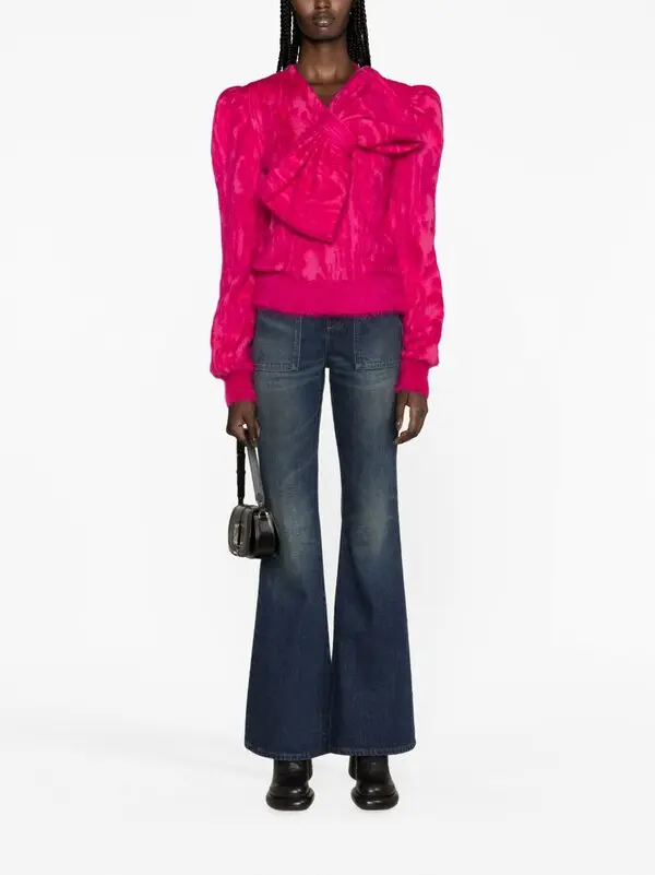 Balmain High-rise Flared Jeans - Blue