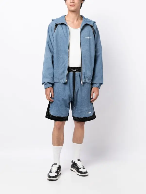 Amiri Logo-print Denim Track Jacket