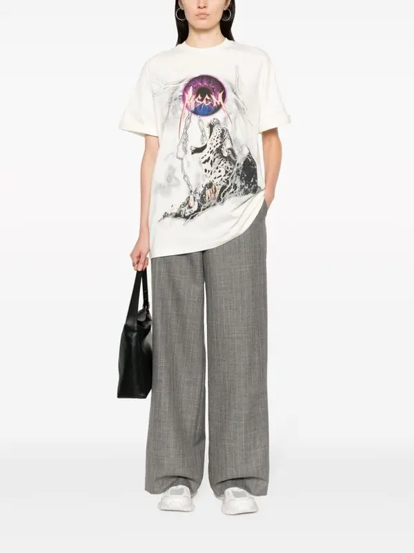 MSGM Tailored Wool Trousers