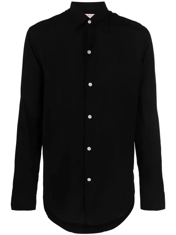 FURSAC Pointed-collar Long-sleeved Shirt