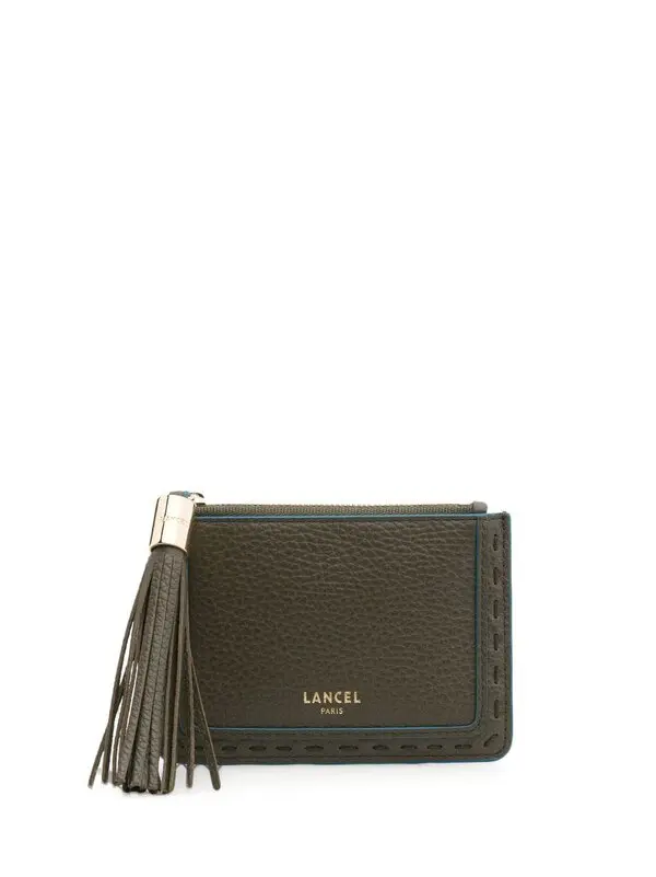 LANCEL Premier Flirt Tassel-detail Cardholder - Green