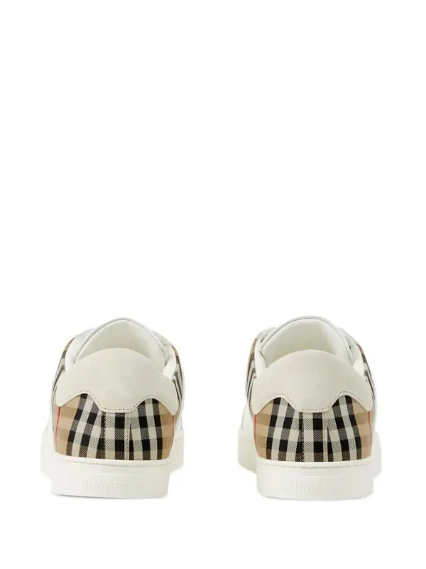 Burberry Check Panel Sneakers