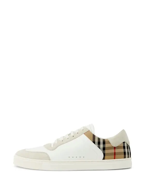 Burberry Check Panel Sneakers
