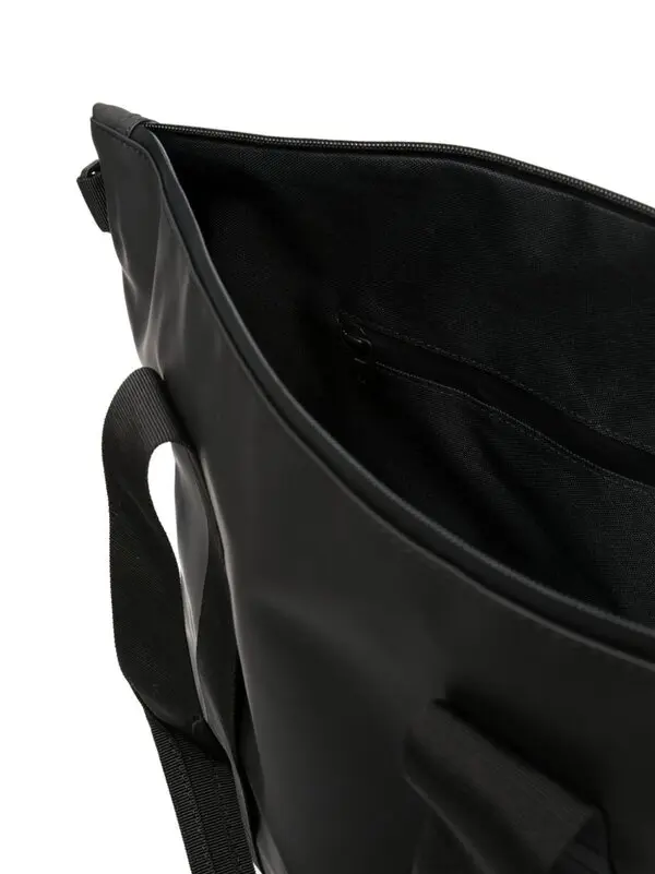 Rains Mini Logo-embossed Tote Bag - Black