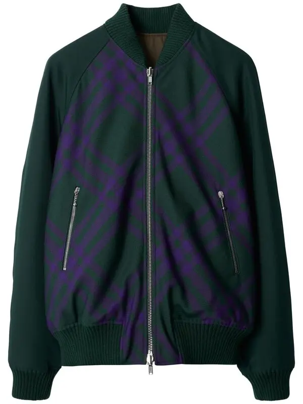 Burberry Reversible Bomber Jacket - Brown