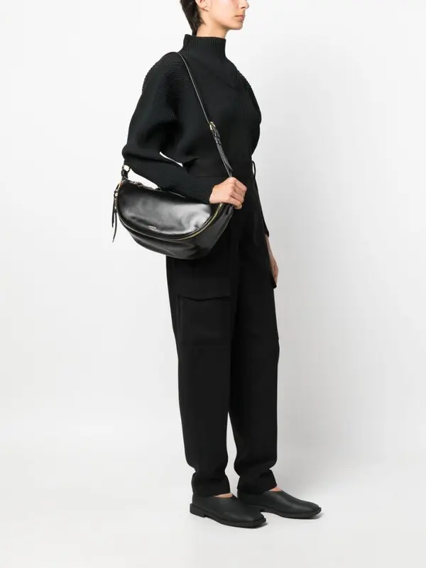 LANCEL Medium Origami Crossbody Bag - Black