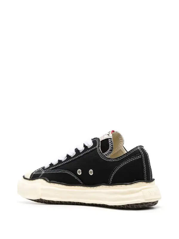 Mihara Yasuhiro Logo-patch Lace-up Sneakers - Black