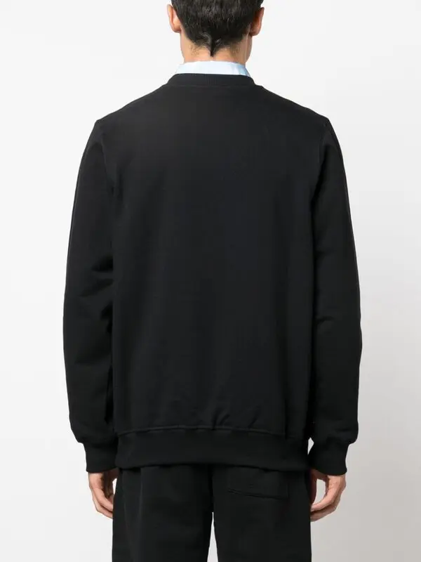 Casablanca Le Joueur Cotton Sweatshirt - Black