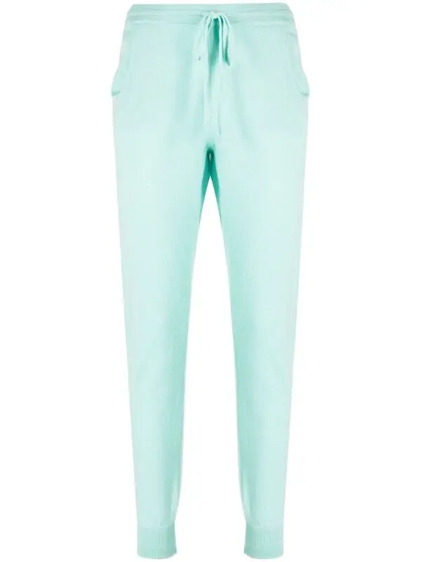 TEDDY CASHMERE Milano Cashmere Track Pants - Green