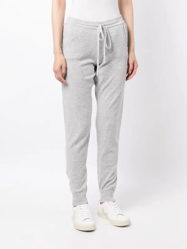 TEDDY CASHMERE Milano Cashmere Track Pants - Grey