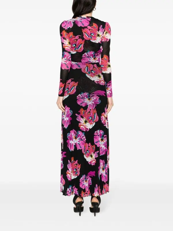 brown wrap midi dress Petal and Pup Women's Kellan Wrap Midi Dress