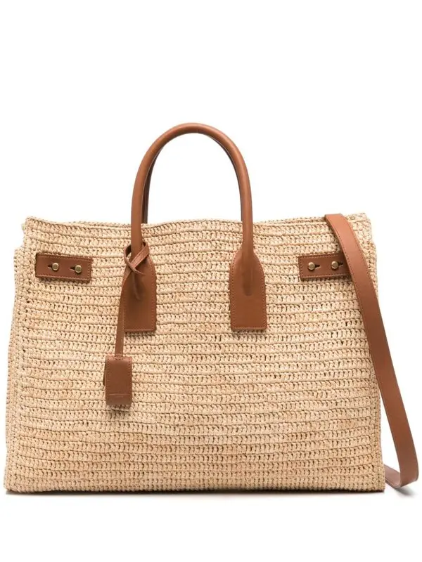 Saint Laurent Medium Sac Du Jour Tote Bag - Neutrals