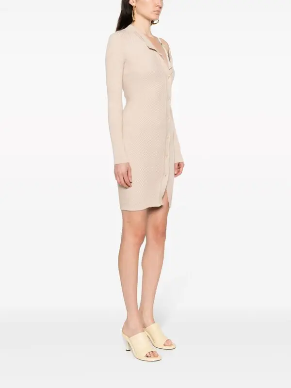 Jacquemus La Robe Maille Colin Dress - Neutrals