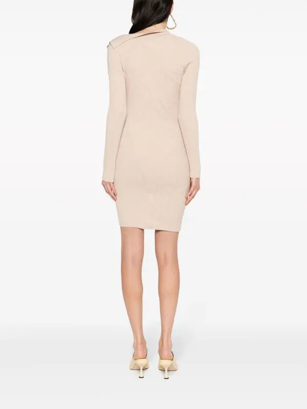 Jacquemus La Robe Maille Colin Dress - Neutrals