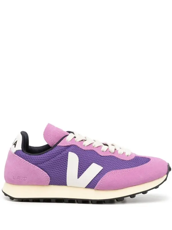 VEJA Rio Branco Leather Sneakers - Purple