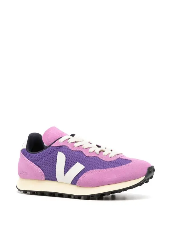 VEJA Rio Branco Leather Sneakers - Purple