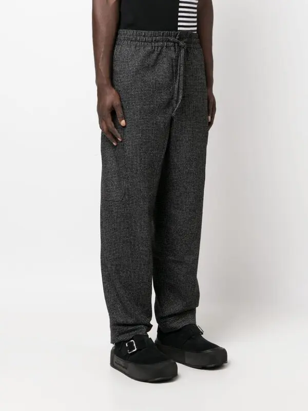 Kenzo Check-pattern Tapered Trousers