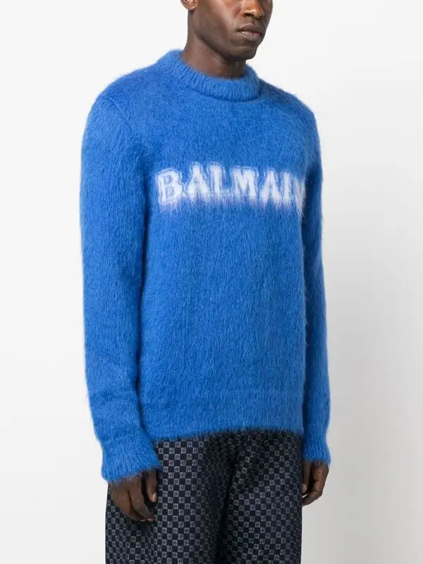 Balmain Logo-print Jumper