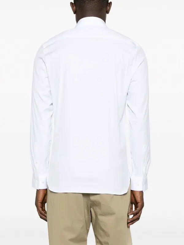 Lacoste Logo-patch Cotton Blend Shirt