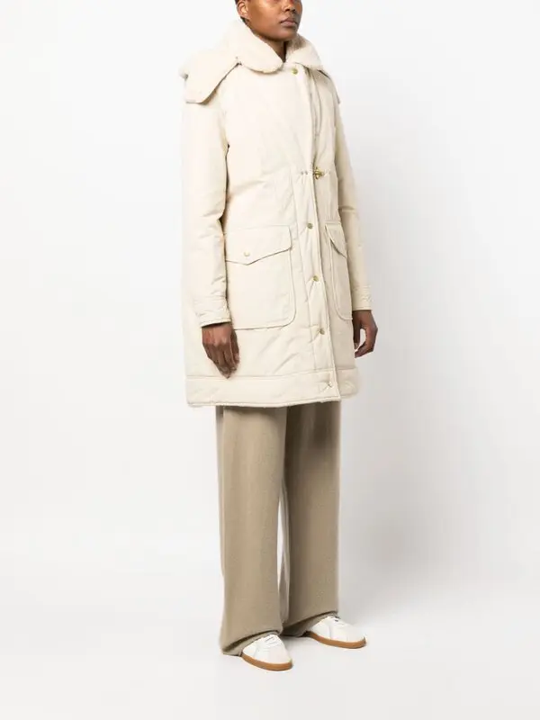 FAY Detachable-hood Parka Coat