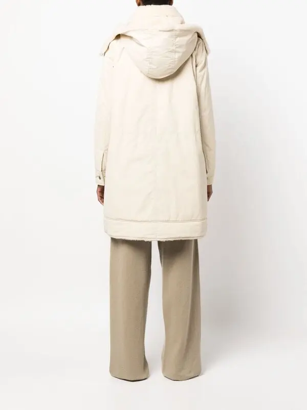 FAY Detachable-hood Parka Coat