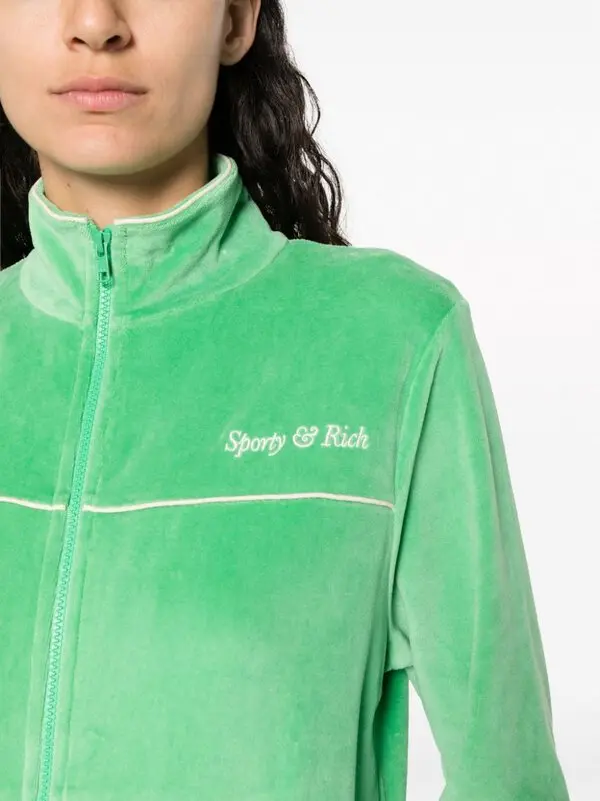 Sporty & Rich Towelling Jacket